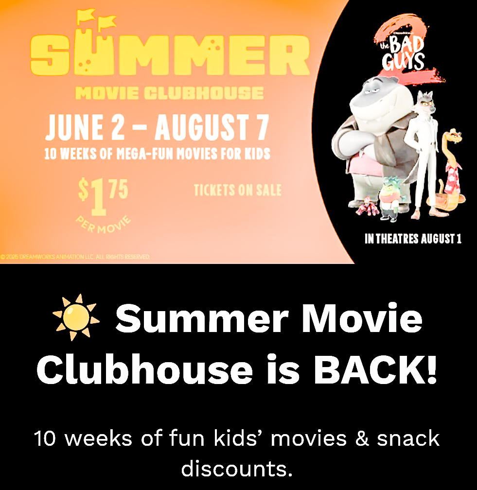 East Texas Summer Movie Guide for Kids 2025 - 903 FAMILY